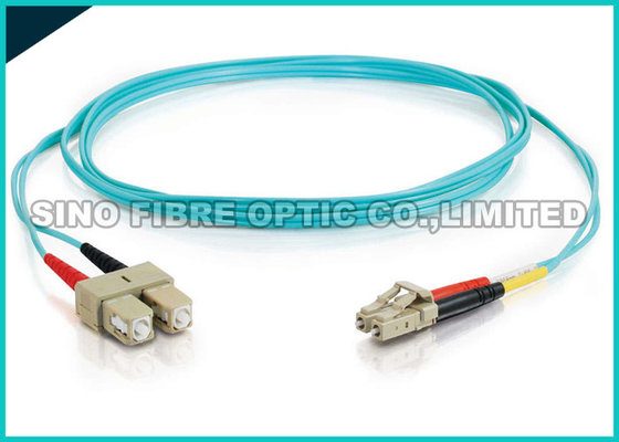 Bend Insensitive Multimode Fiber Optic Patch Cables LC - SC 2.0mm for Telecommunication