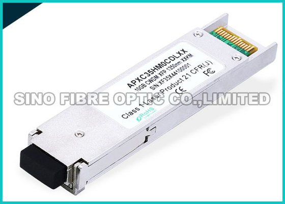 Fiber Optic QSFP+ Optical Transceiver Module 4 x 10GBASE - LR / W OTN 10km
