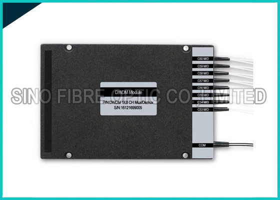 8 Channel Fiber Optic Splitter Dual Fiber DWDM Mux Demux LC UPC Assembly