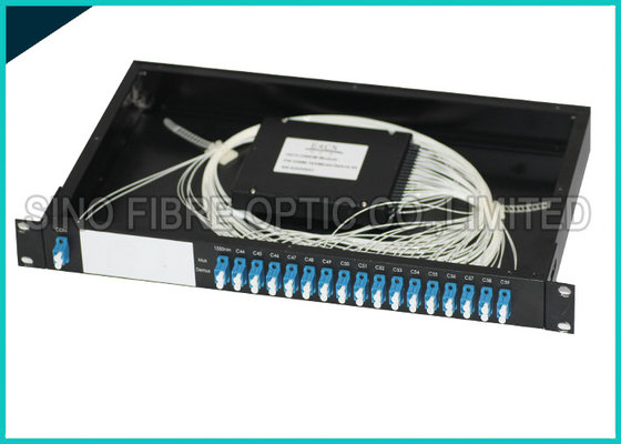 16 Channel Dual LC 1U 19 Rack Mount Box Fiber Optic CWDM Module Splitter