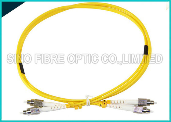 Duplex Singlemode Fiber Optic Assembly LC to LC Patch Cord 3 Foot Length