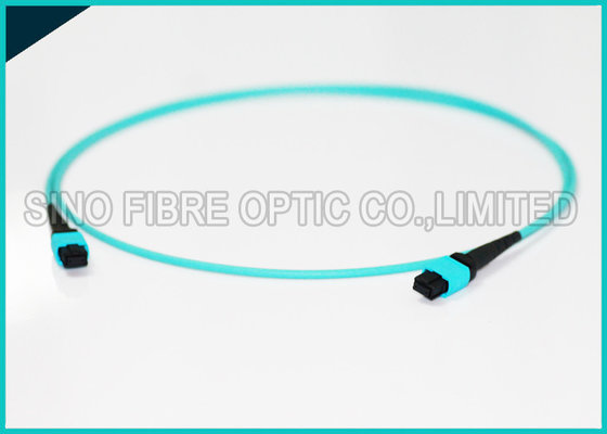 4.5mm Dual Jacket 24 Cores MPO Fiber Optic Cable Pre-terminated Assembly OFNR Cable