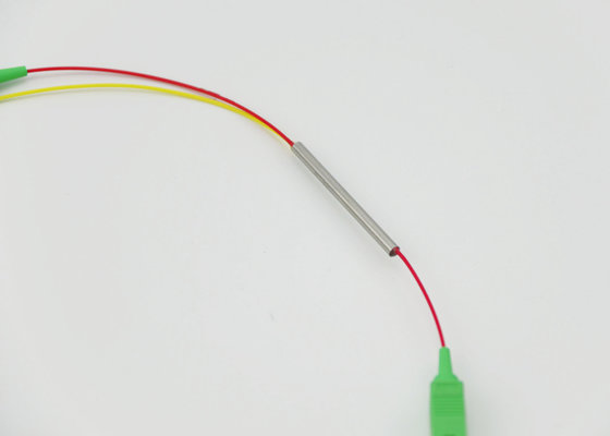 Blockless Fiber Optic PLC Splitter With 1 x 8 Ratio & SC APC Connector