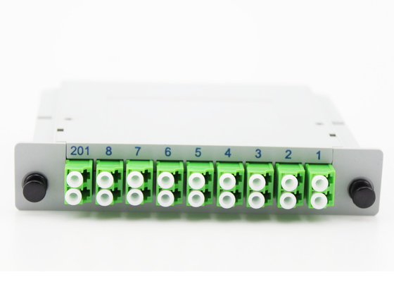 Typical 10.2 DB Fiber Optic PLC Splitter Easy Installation For WAN Networks