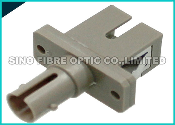 ST To SC Fiber Adapter , Simplex Fiber Optical Adapter 2N - 5.9N Receptacle Retentionforce