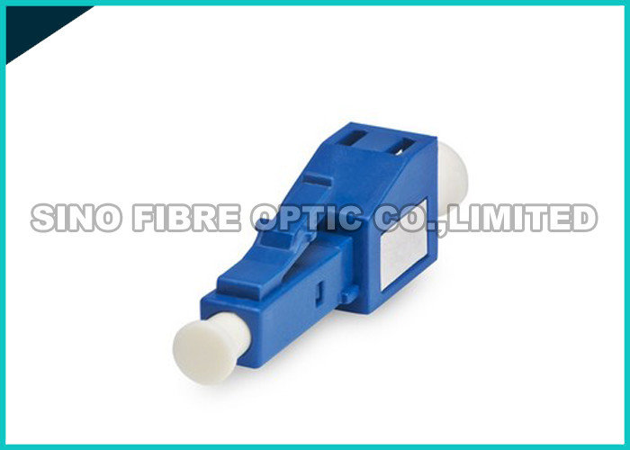 Premium LC Fixed Optical Attenuator 7dB Female to Female Plastic Housing