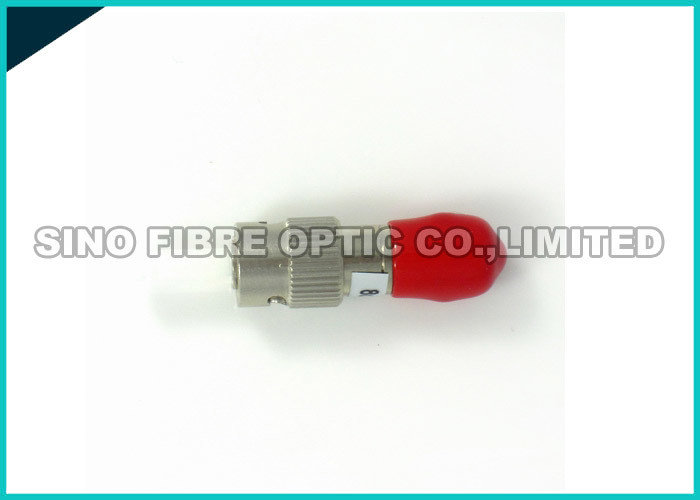 Low Loss Single Mode Fiber Optic Attenuator 20dB In - Line Metal Housing