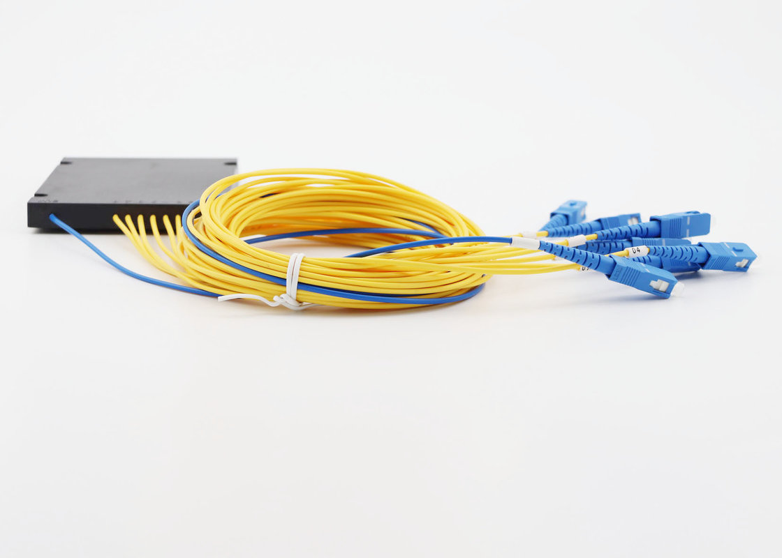 1 / 2 Ratio Plc Splitter Module Exceptional Reliability With SC UPC Connector