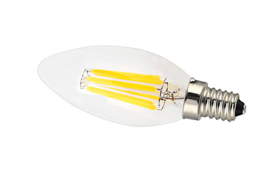 2w 4w 6w Filament Type Dimmable Led Candle Light Bulb 110v 120v
