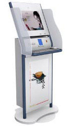 ZT2176 Free Standing Information & Internet Lobby Kiosk for Account Inquiry & Transfer