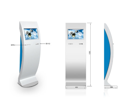 ZT2409 Lobby Hotel  Self Check In Kiosk with Information inquiry