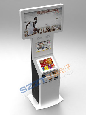 Ticket Vending Kiosk TFT LCD Bill Payment Kiosk / Lobby Kiosks with Advertisement ZT2222