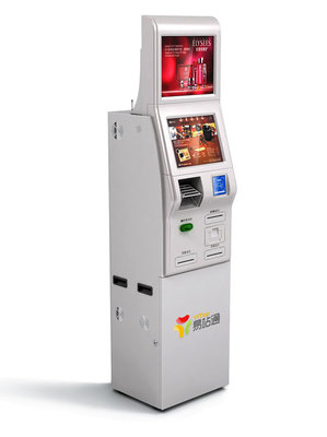 ZT2804 Stainless Steel Bill Payment Kiosk , Self Service Kiosk For Water / Electric Bills Payment