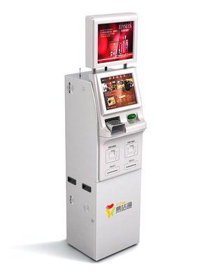 ZT2804 Stainless Steel Bill Payment Kiosk , Self Service Kiosk For Water / Electric Bills Payment