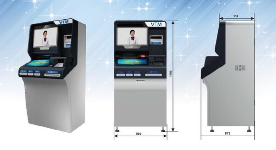 The 3rd Generation Banking Kiosk Self Service Smart Video Teller Kiosk ZT2980