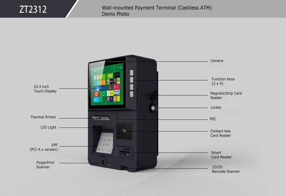 Cashless Payment Terminal with Smart Self - service Payment Solition