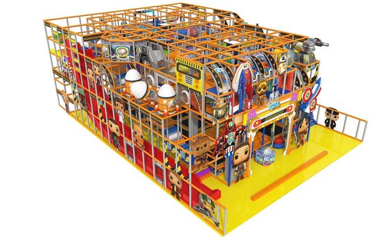 Childrens Indoor Soft Playground Equipment Anti - Static For Amusement Park