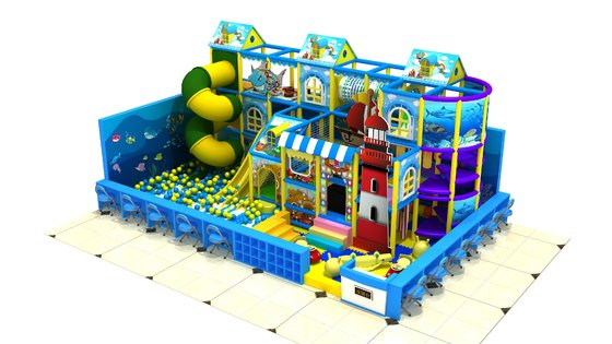 Colorful Theme Childrens Play Centre Equipment Customized Size For Shopping Mall