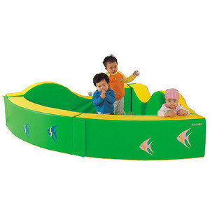 Soft Balance Beam Indoor Park Equipment , Plastic Indoor Kids Equipment