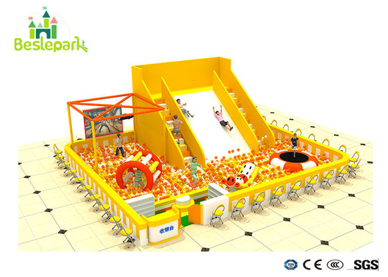 Supermarket / Preschool Children Indoor Park With Ball Pool / Small Trampoline