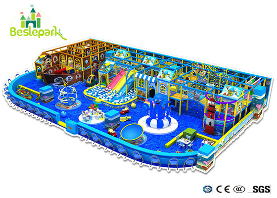 Kindergarten Soft Play Area Equipment , Ocean Theme Indoor Play Centre Equipment