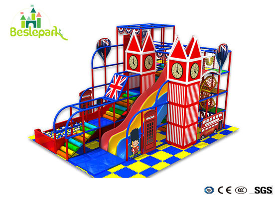 Indoor Ball Pool Playground Kids Toys With Slide Trampoline / Obstacle Course