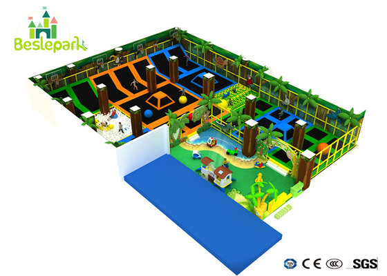 Huge Energy Trampoline Park , Commercial Trampoline Park PP Material Jumping Mat