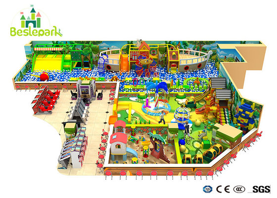 Anti - UV Jungle Indoor Playground Safe Material For 3 - 12 Years Old