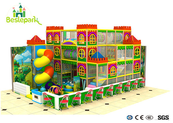Kindergarten Kids Indoor Playground Anti - Crack Custom Made Design