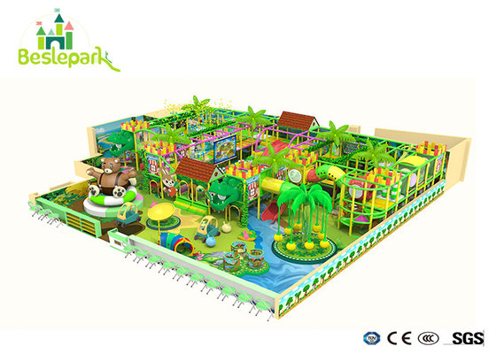 Colorful Climb / Jump Kids Indoor Playground Anti Skid 15.86 * 7.32  * 8M