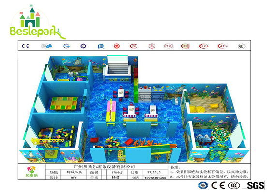 Colorful Theme Kids Indoor Play Centre , Toddler Play Zone For 3 - 15 Years Old