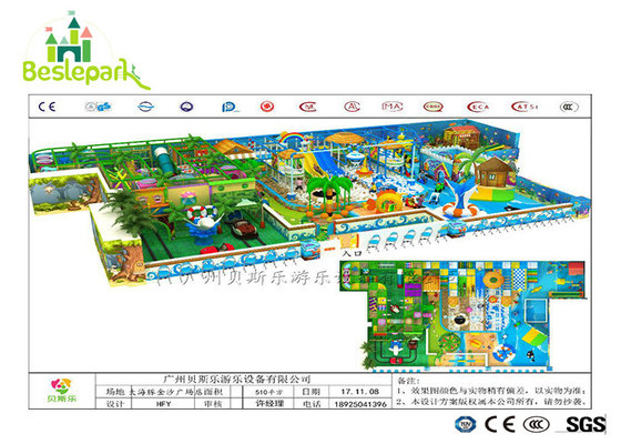 Amazing Soft Large Indoor Playground For Children Custom Made Design