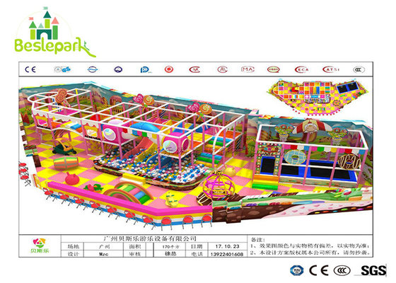 Anti - Crack Infant Indoor Playground , Soft Play Indoor Playground Family Fun For Kids