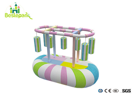 Residential Large Kids Indoor Playground Anti - Crack With PVC Soft Covering