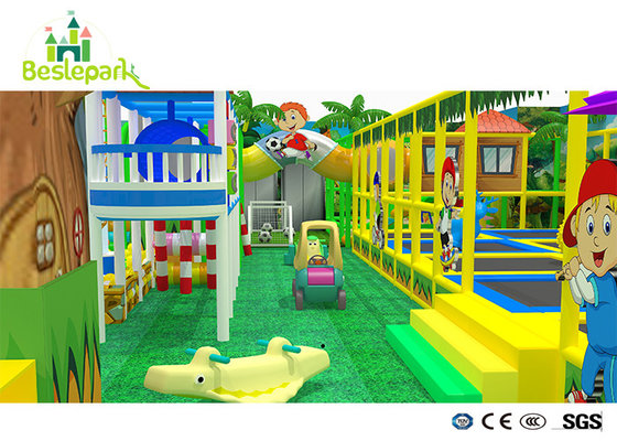 Amusement Park Indoor Children'S Wooden Theme Park / Kids Play Equipment