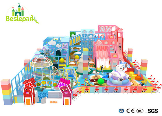 Children indoor playground Macaron Theme Park For Commercial Center