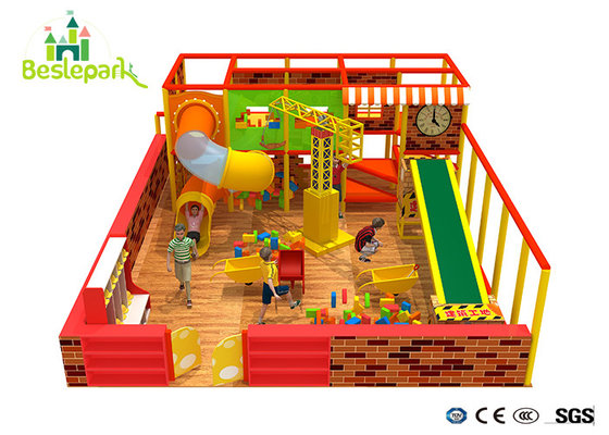Construction Site Kids Indoor Playground For Commercial Center