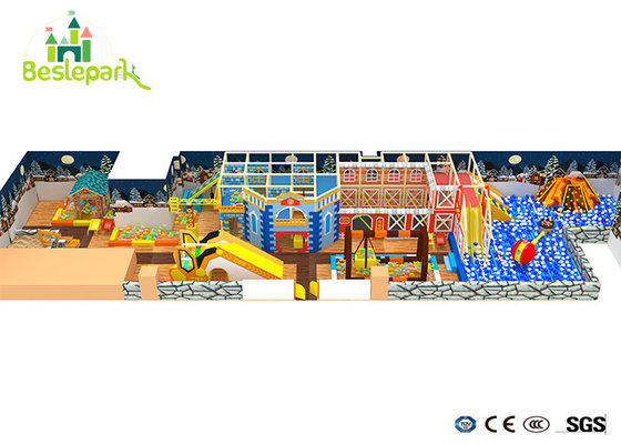 Construction Site Kids Indoor Soft Playground Fun Place 20 * 25  * 6.0M