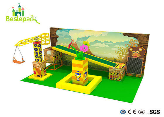 Safety Construction Site Children'S Playground Equipment With Flame - Retardant Pipe