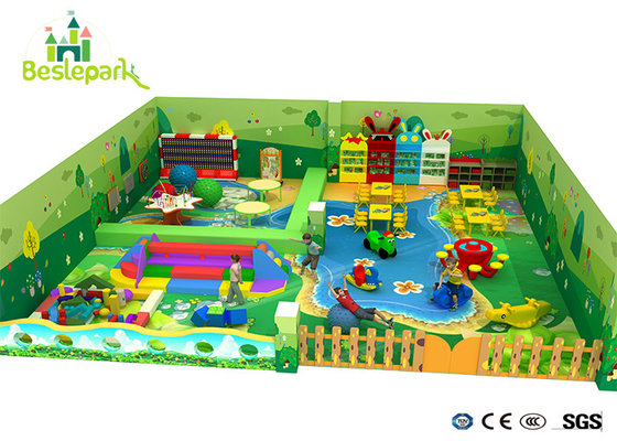 Handmade Puzzle Park Kids Indoor Playground Customized Size / Toddler Play Center
