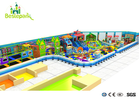 Unique Themed Playground Equipment City Theme Park TUV PN-EN1176 CE SGS