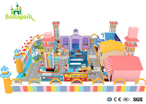 Kids Theme Playground Equipment British Style Park / Soft Play Structures