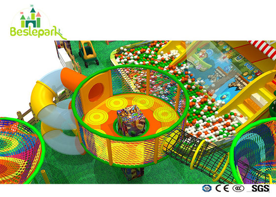 Net Rope Plastic Baby Indoor Playground For Residential Quarters / Community