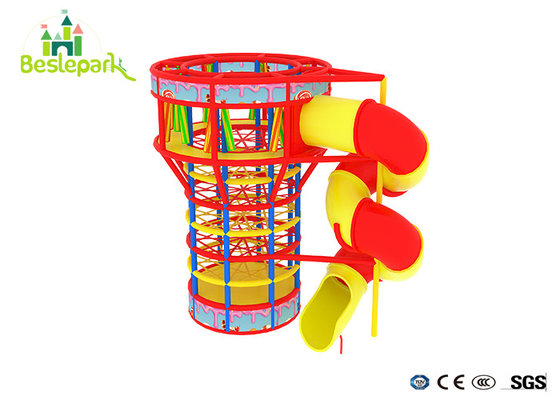 Amusement Park Large Indoor Playground Children's Spider Tower / Kids Play Equipment