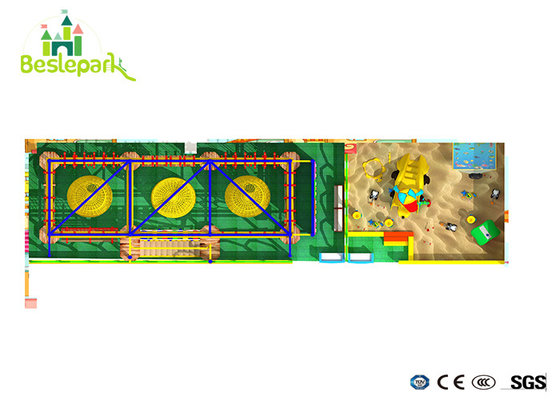 Commercial Indoor Playground Equipment With CE TUV PICC Certificates