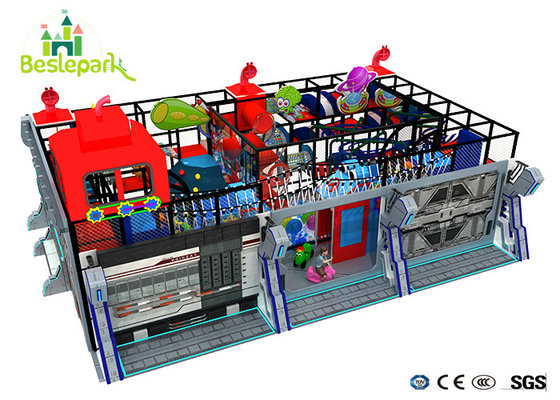 Custom Made Indoor Adventure Playground Colorful Theme With EVA Cover