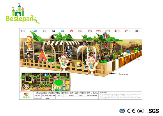 Kids Play Large Indoor Playground Custom Made Design With EVA Cover