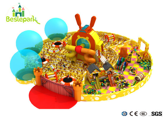 The Shopping Mall Kids / Baby Climbing Gym With Plastic Slid / Soft Toys
