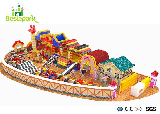 Building Block Park Kids Indoor Playground Puzzle Environmently Friendly