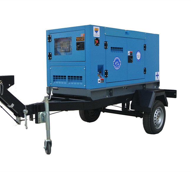 Water Cooled Mobile Diesel Generator 50KW / 62.5KVA With Cummins Diesel Engine